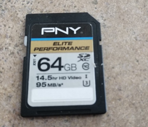 PNY Elite Performance 64GB Flash Memory High Speed SDXC Class 10 UHS-I ...